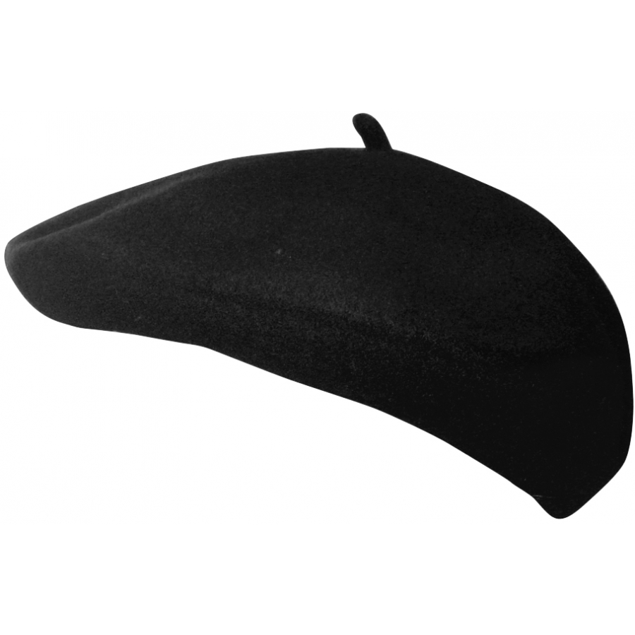 Beret basque noir