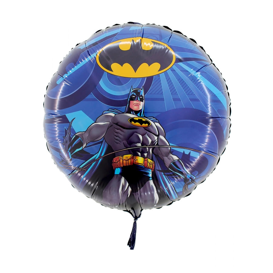 Ballon Batman rond en alu, 45cm