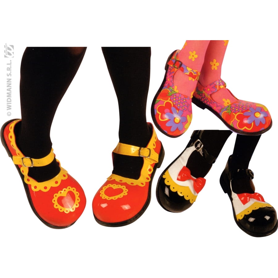 Chaussures de clown pour femme