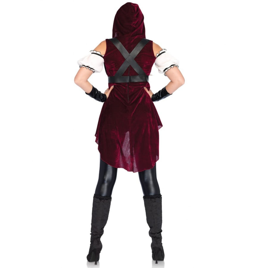 Costume de chaperon rouge aventurière