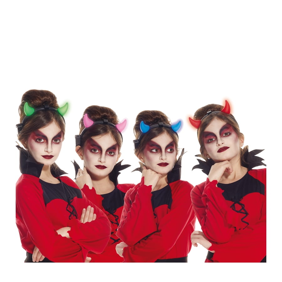 Cornes de diable lumineuses pour enfant