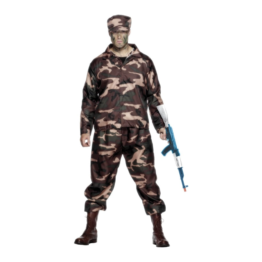 Déguisement camouflage de soldat