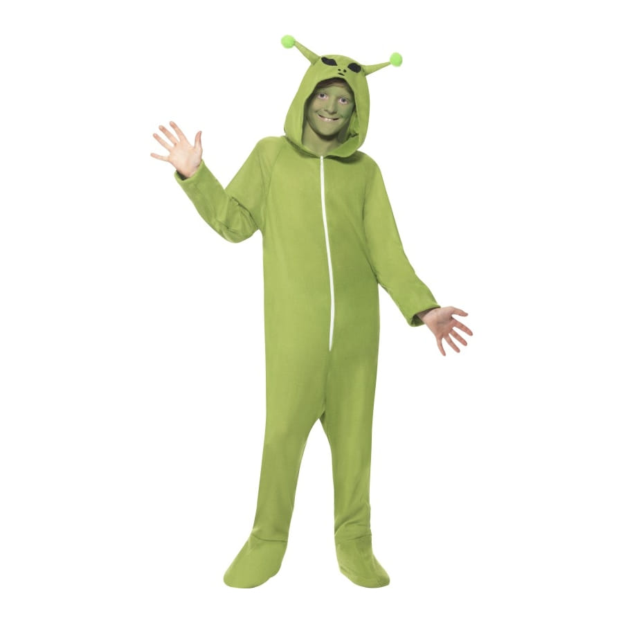 Déguisement d'alien vert pour enfant