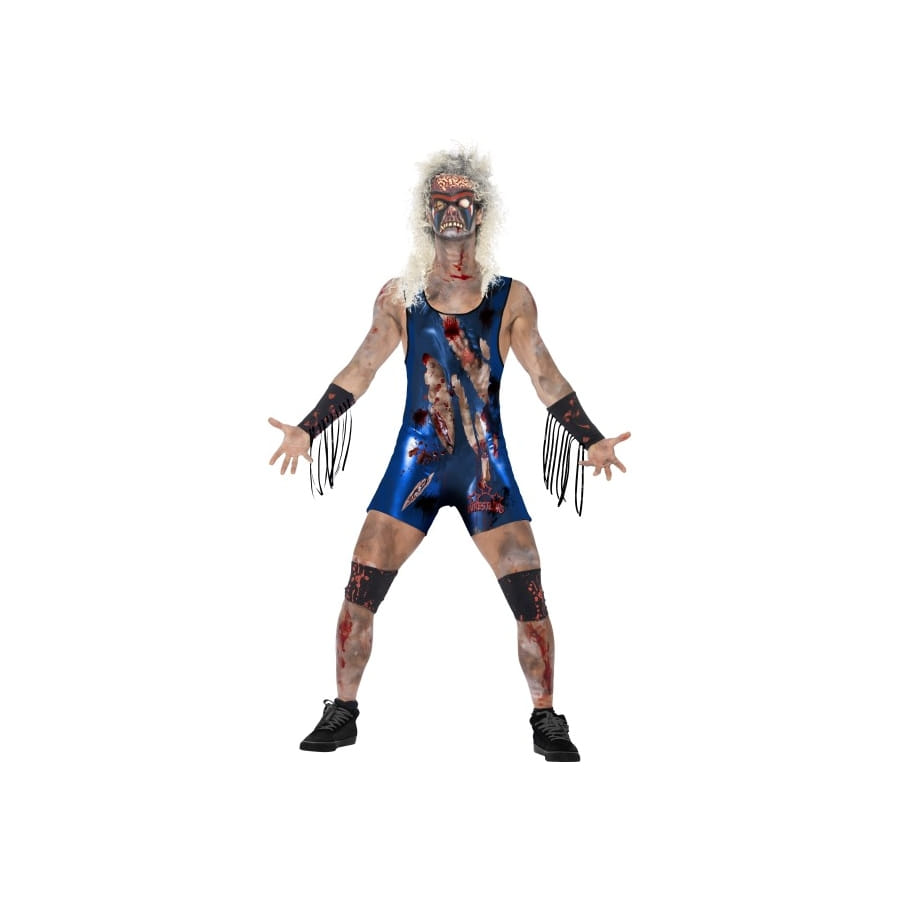 Déguisement de lutteur catcheur zombie