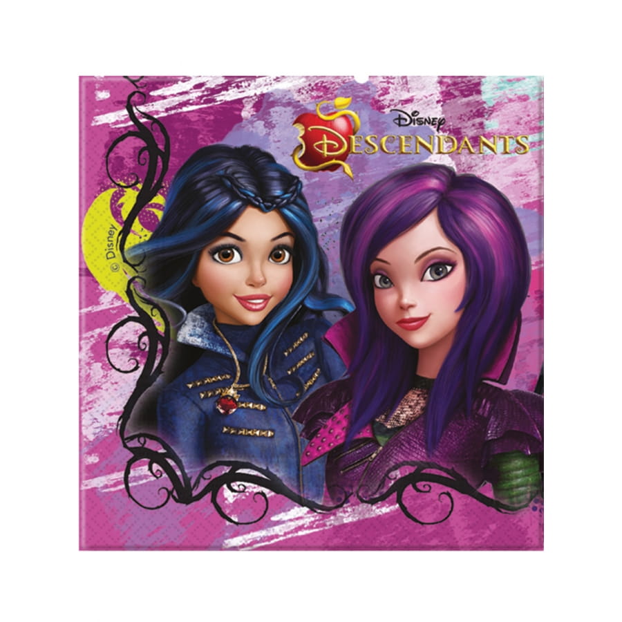 Décos Descendants pour table d'anniversaire