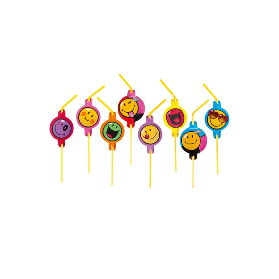 Déco de table Smiley World pour anniversaire