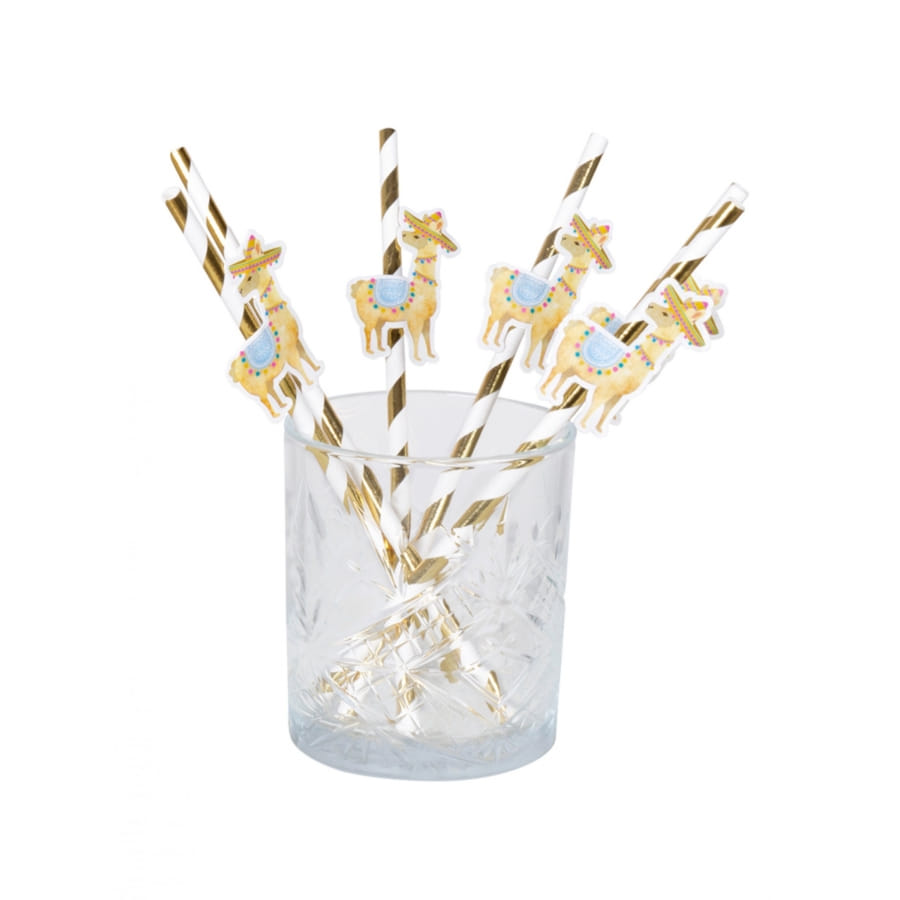 Décoration de table lama blanc