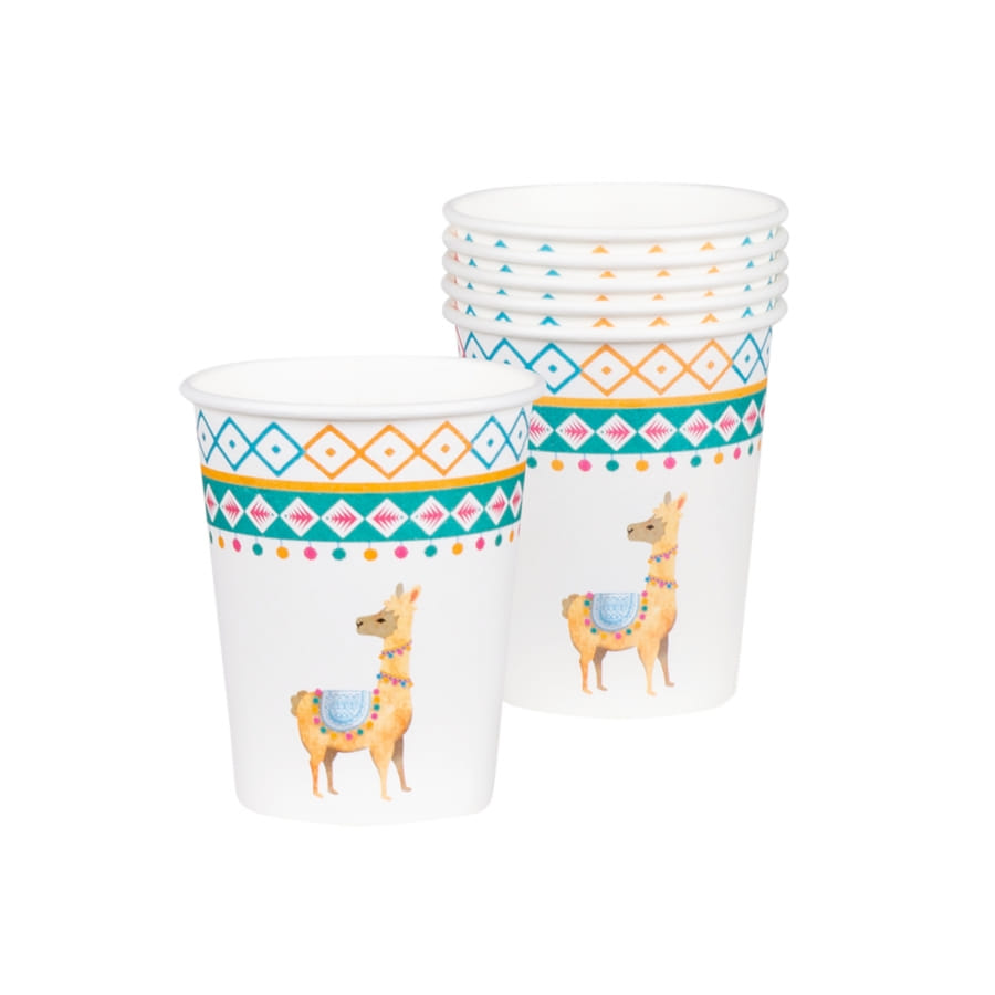 Décoration de table lama blanc