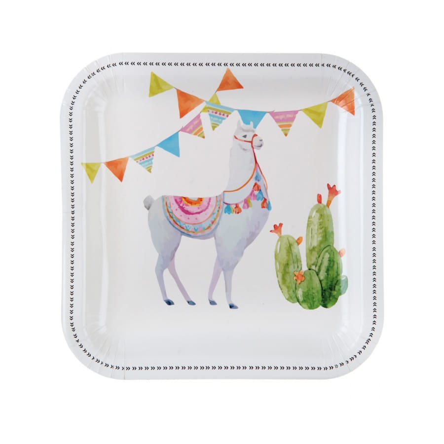 Décoration de table lama et cactus