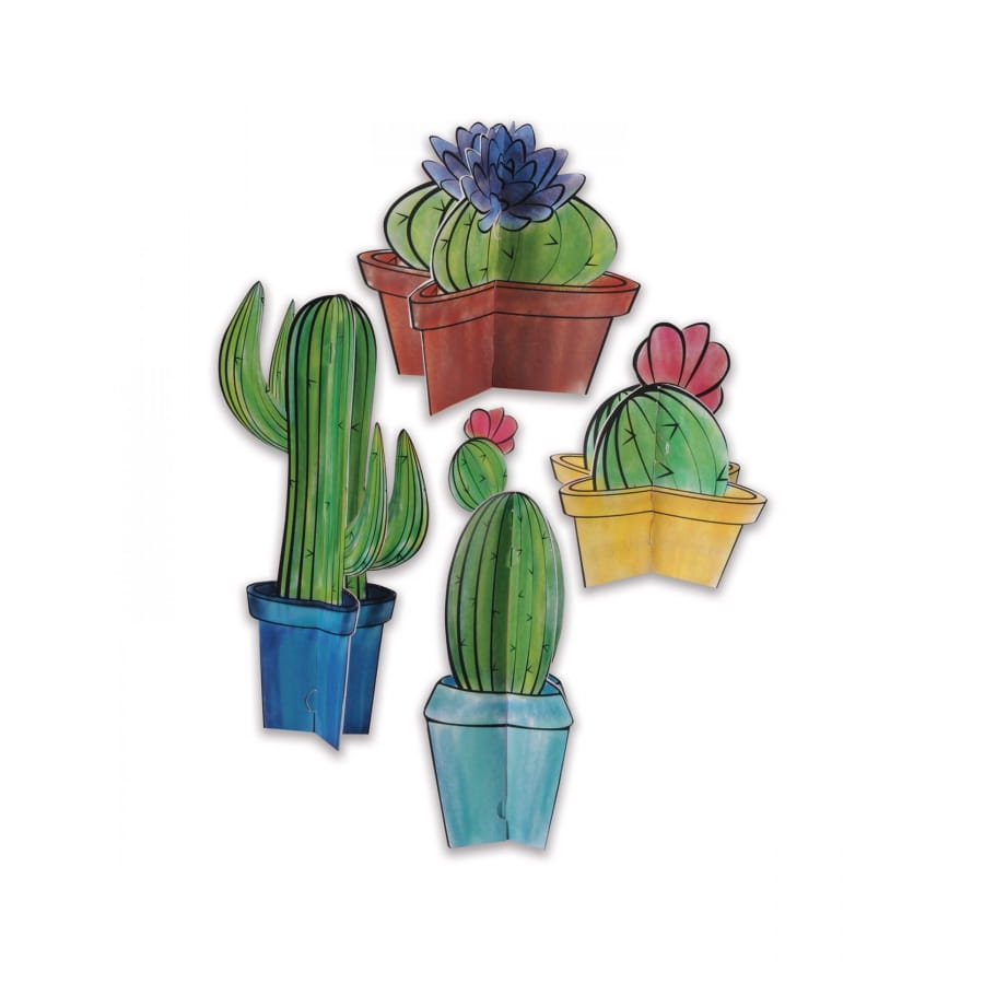 Décoration de table lama et cactus