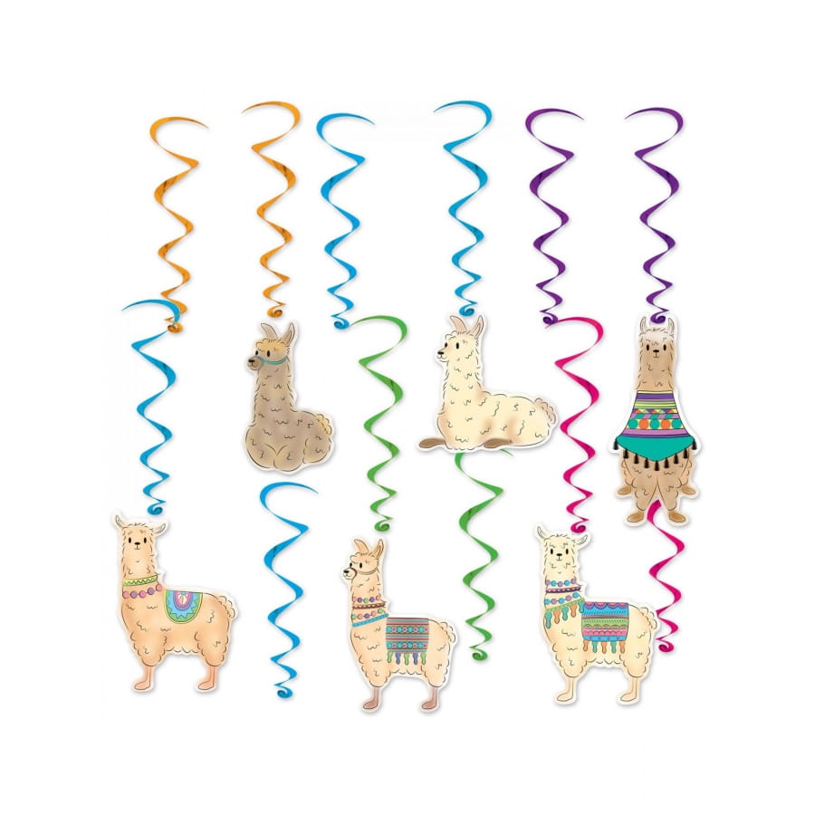 Décoration de table lama et cactus