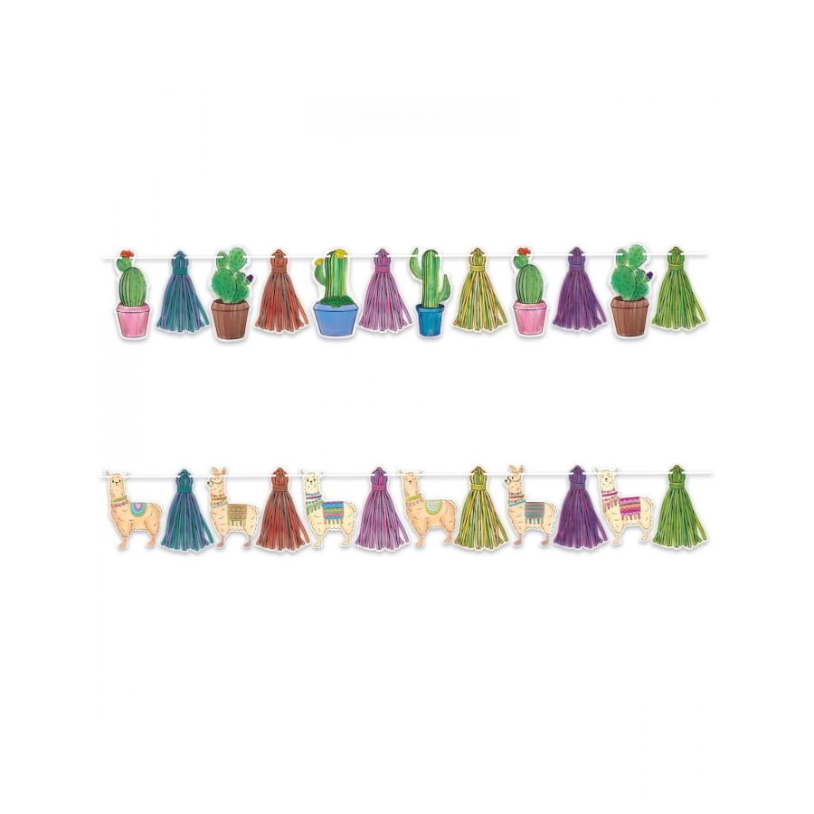 Décoration de table lama et cactus