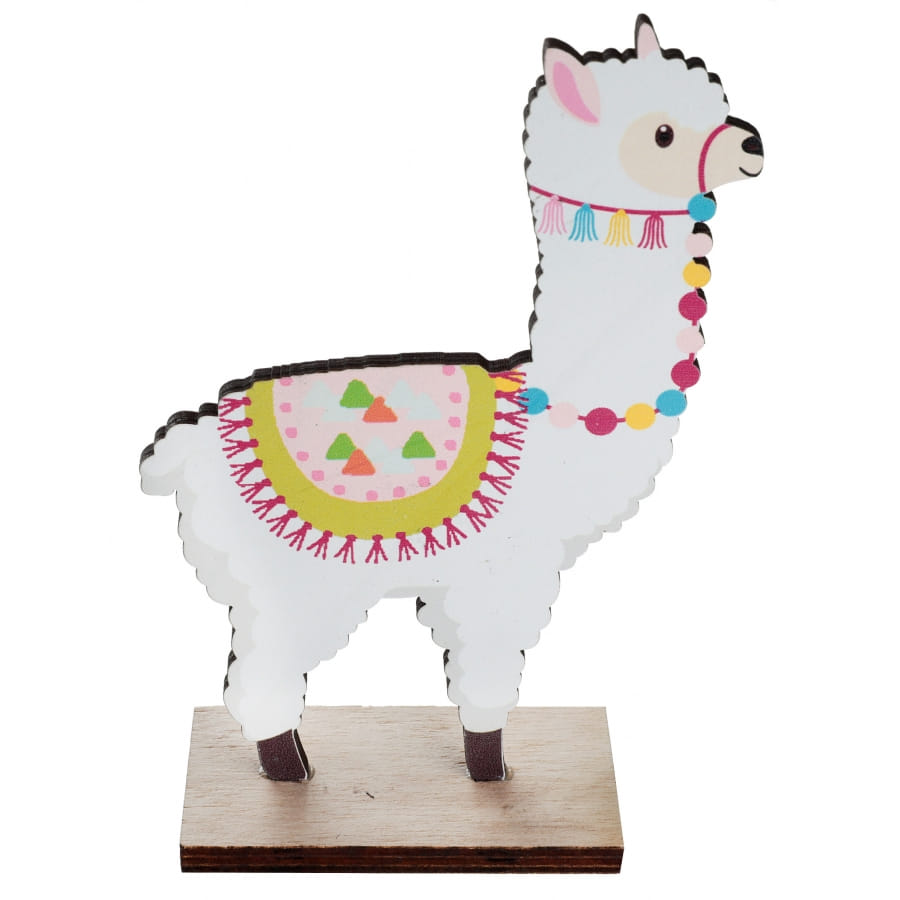 Décoration de table lama et cactus