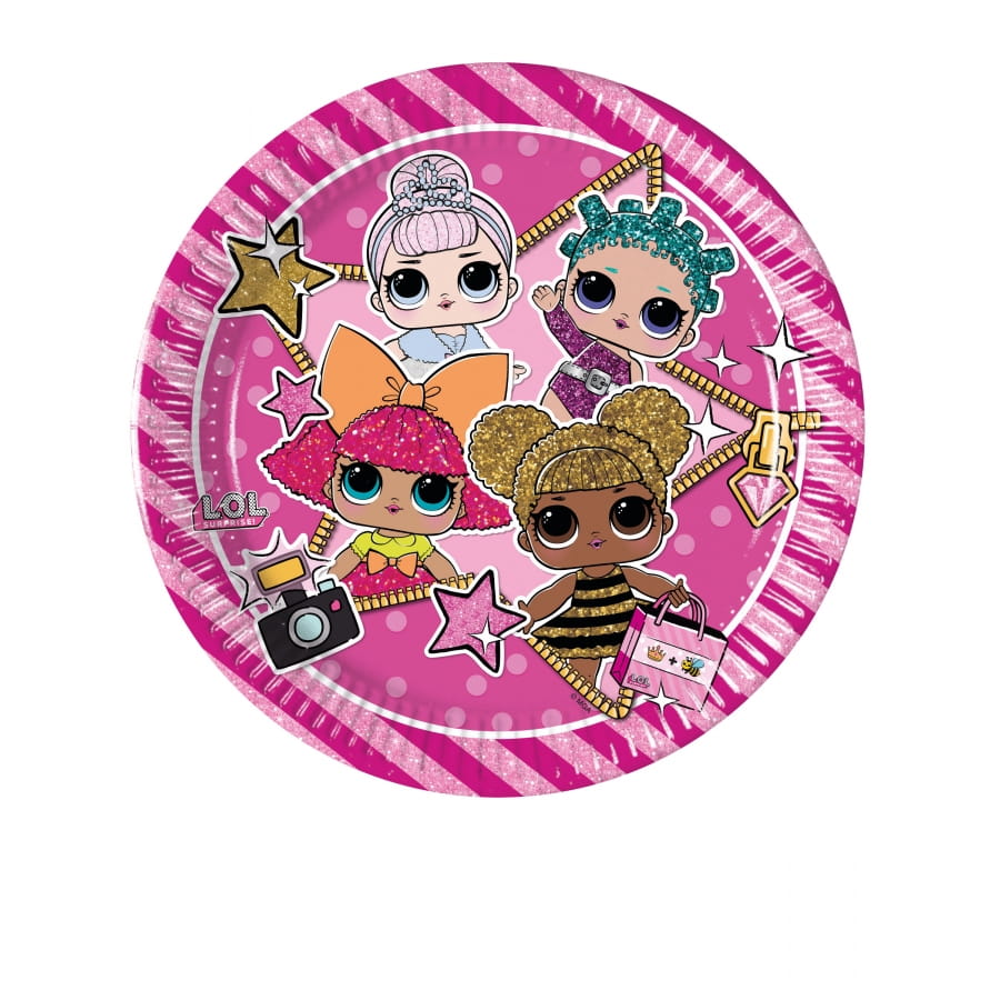 Décoration de table LOL pour anniversaire