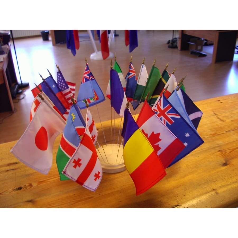 Drapeaux de table de 10 X 15 CM