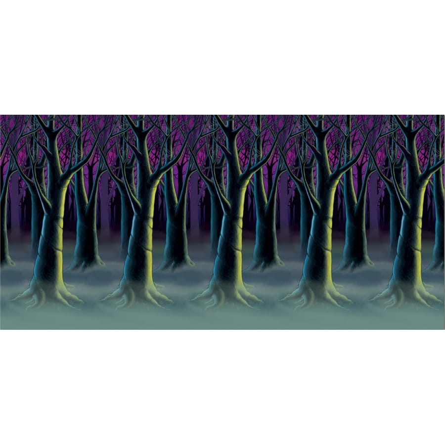 Décor mural de forêt hantée