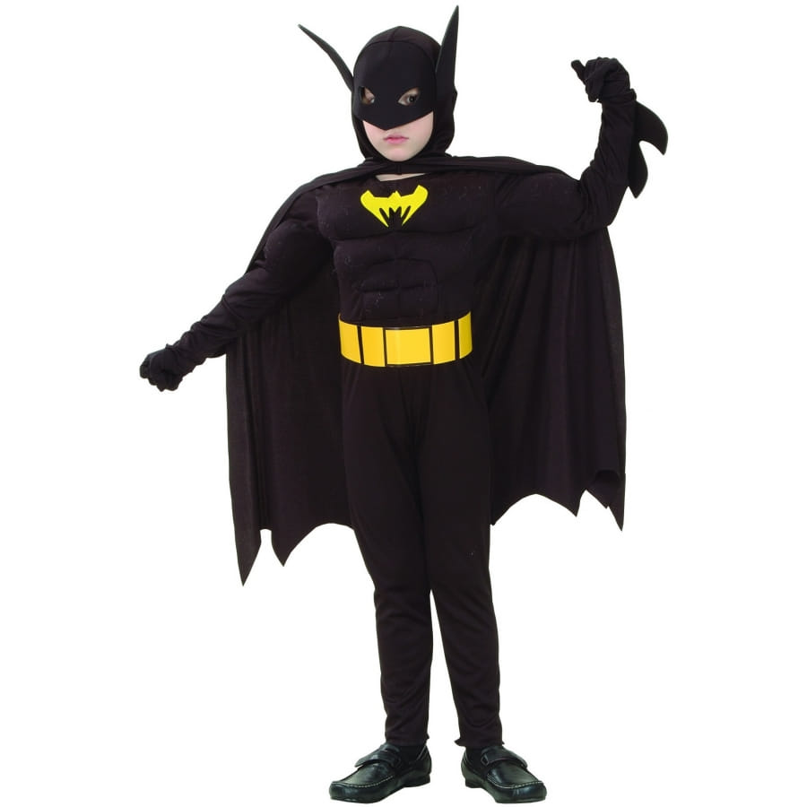 Déguisement musclé de Batman pour enfant