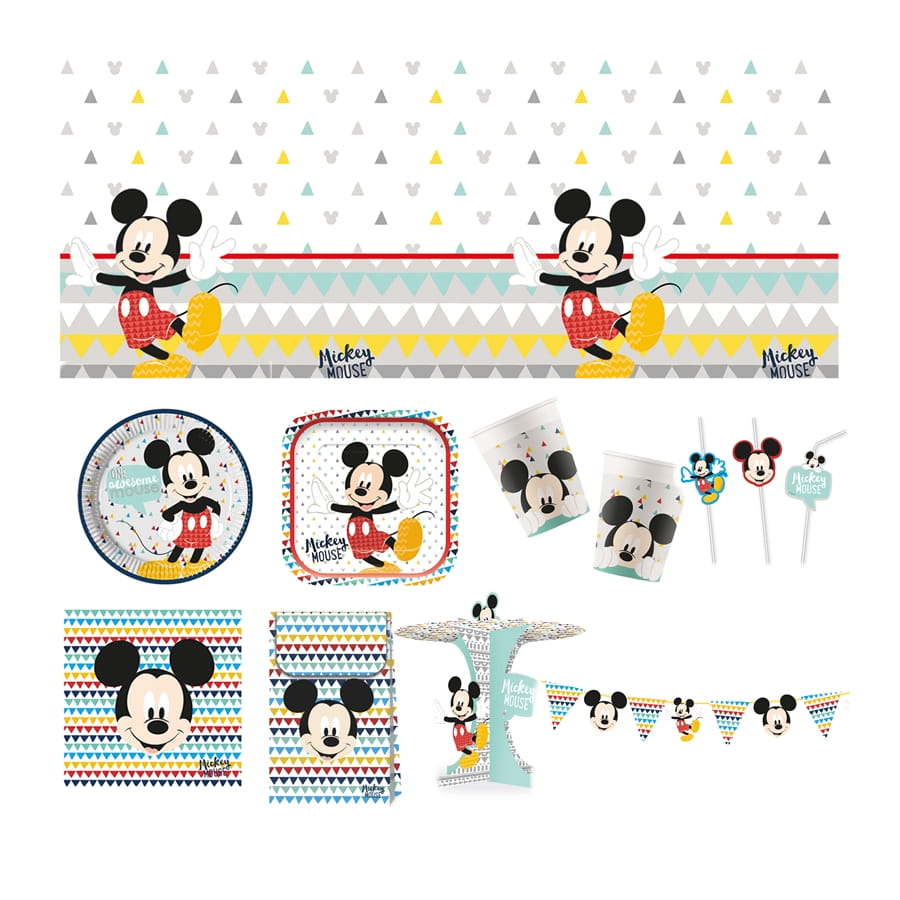 Décoration Mickey Mouse happy pour table