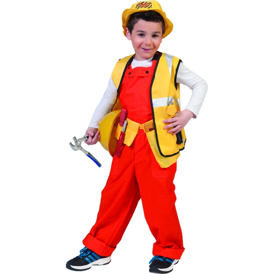 Déguisement ouvrier de chantier pour enfant