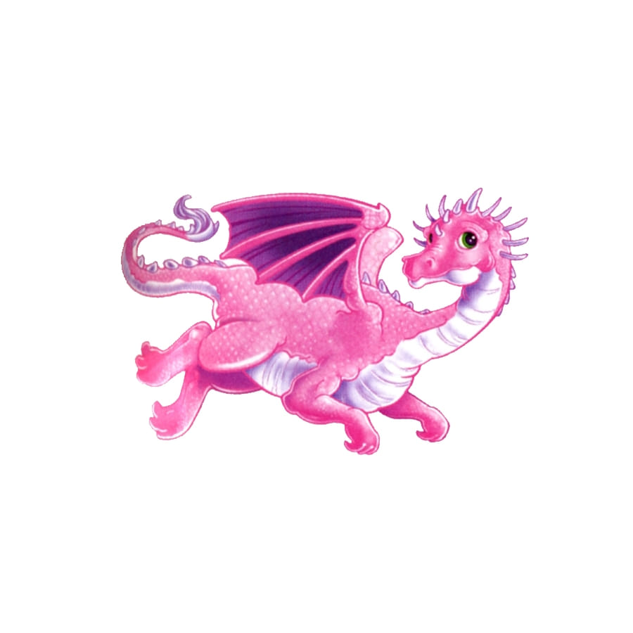 Décor replacable de gentil dragon
