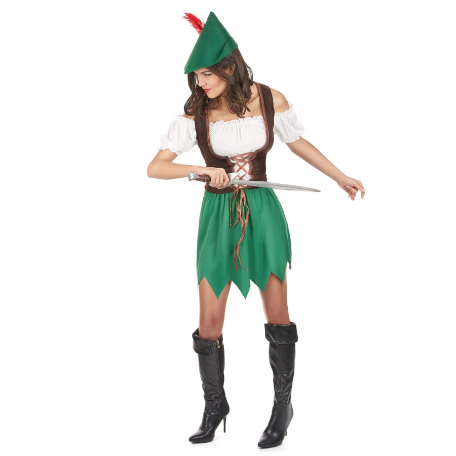 Déguisement robe de robin pour femme