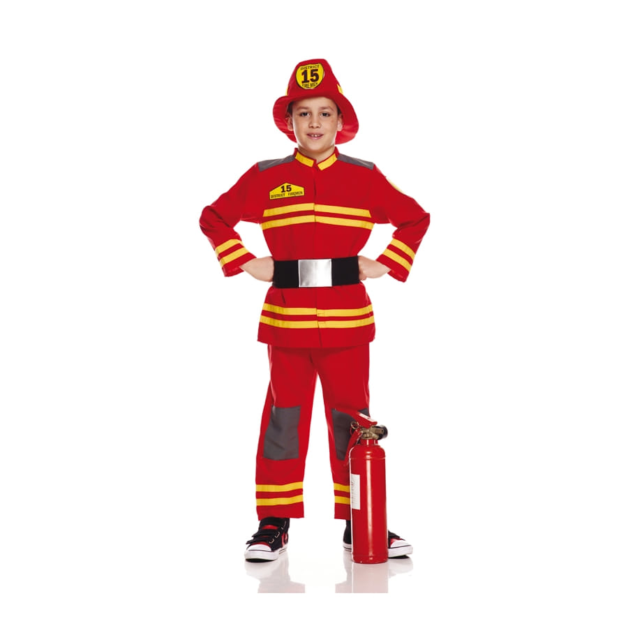 Déguisement uniforme de pompier pour enfant