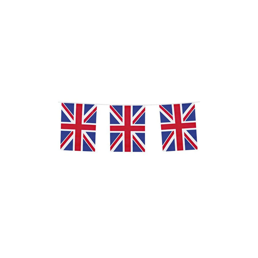 Guirlande de drapeau Anglais, 10m