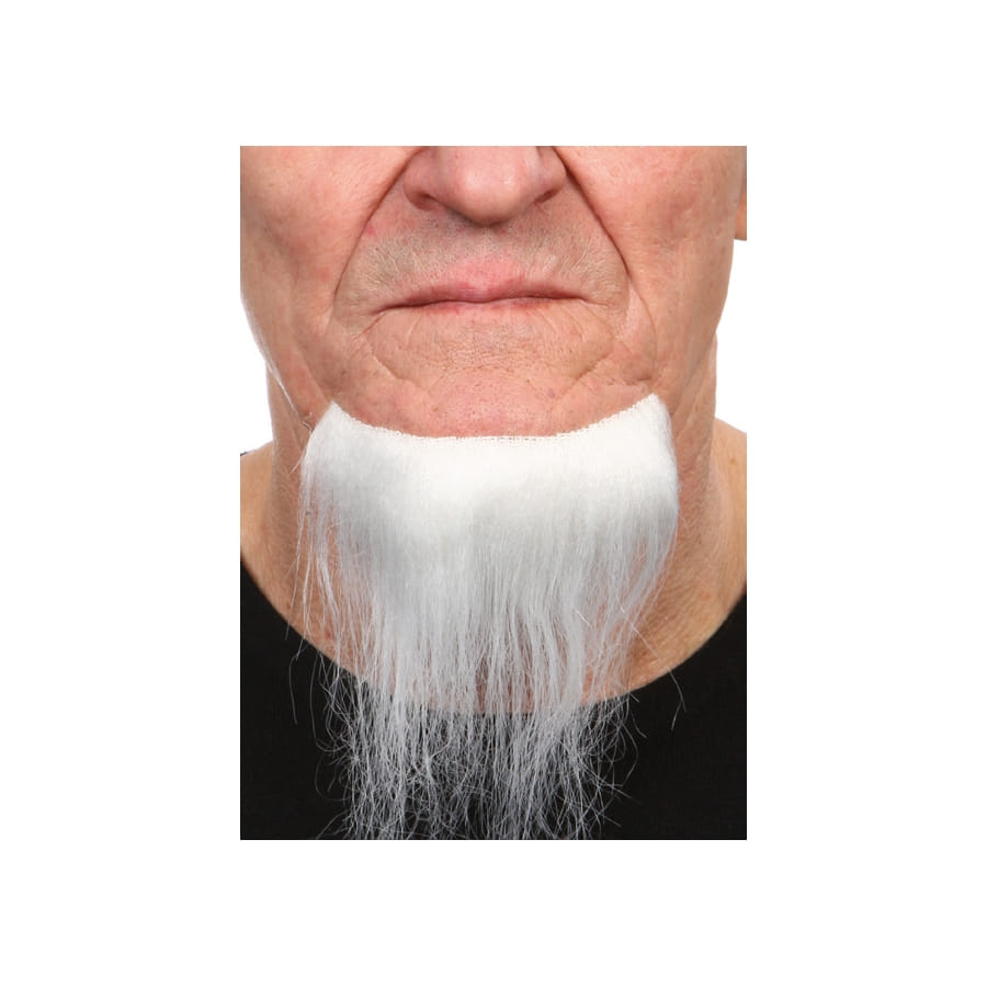 Large barbichette blanche