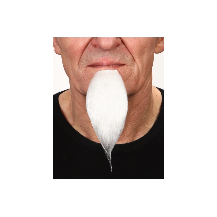Longue barbichette blanche