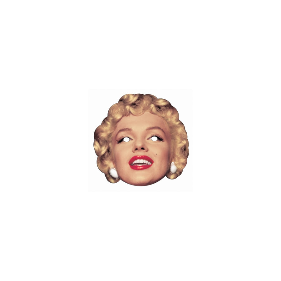 Masque de Marilyn Monroe en carton
