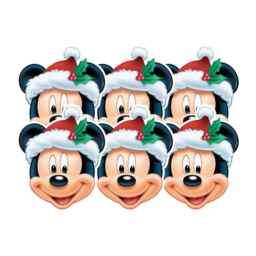 Masque de Mickey papa Noël