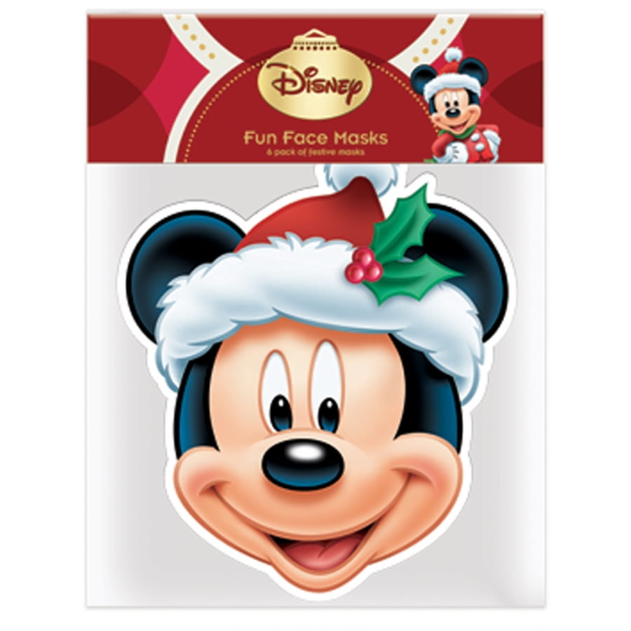 Masque de Mickey papa Noël