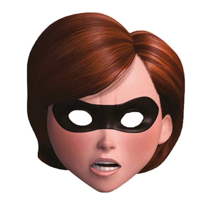 Masque de Mrs Indestructibles en carton, adulte