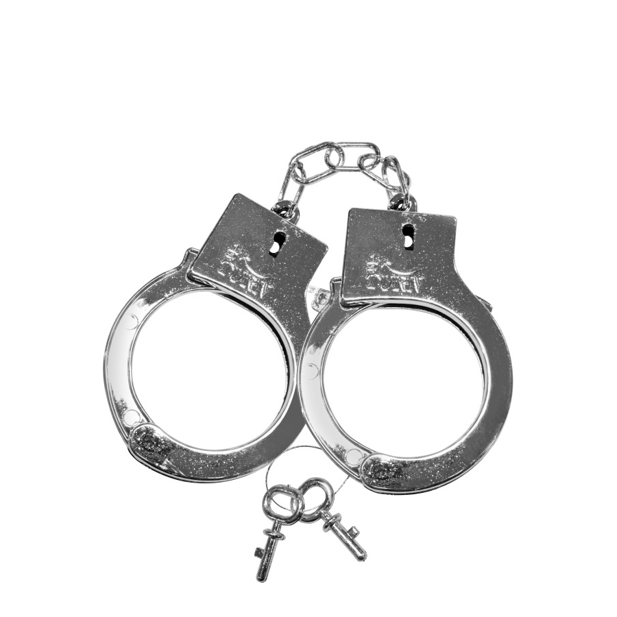 Menottes en métal avec clés