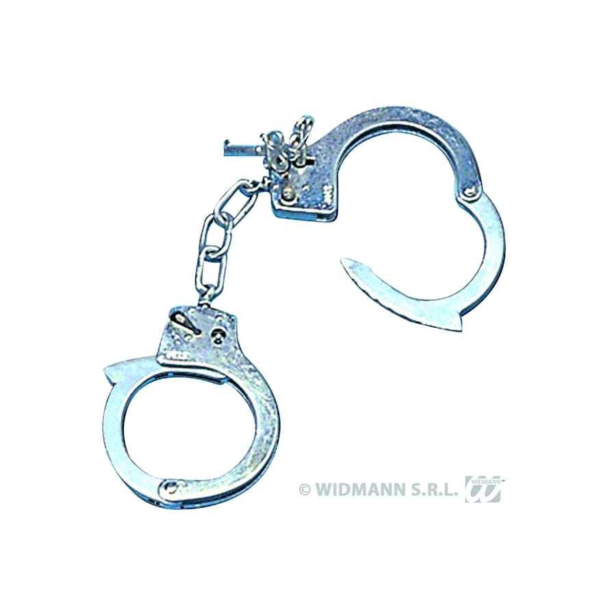 Menottes métallisées avec clef