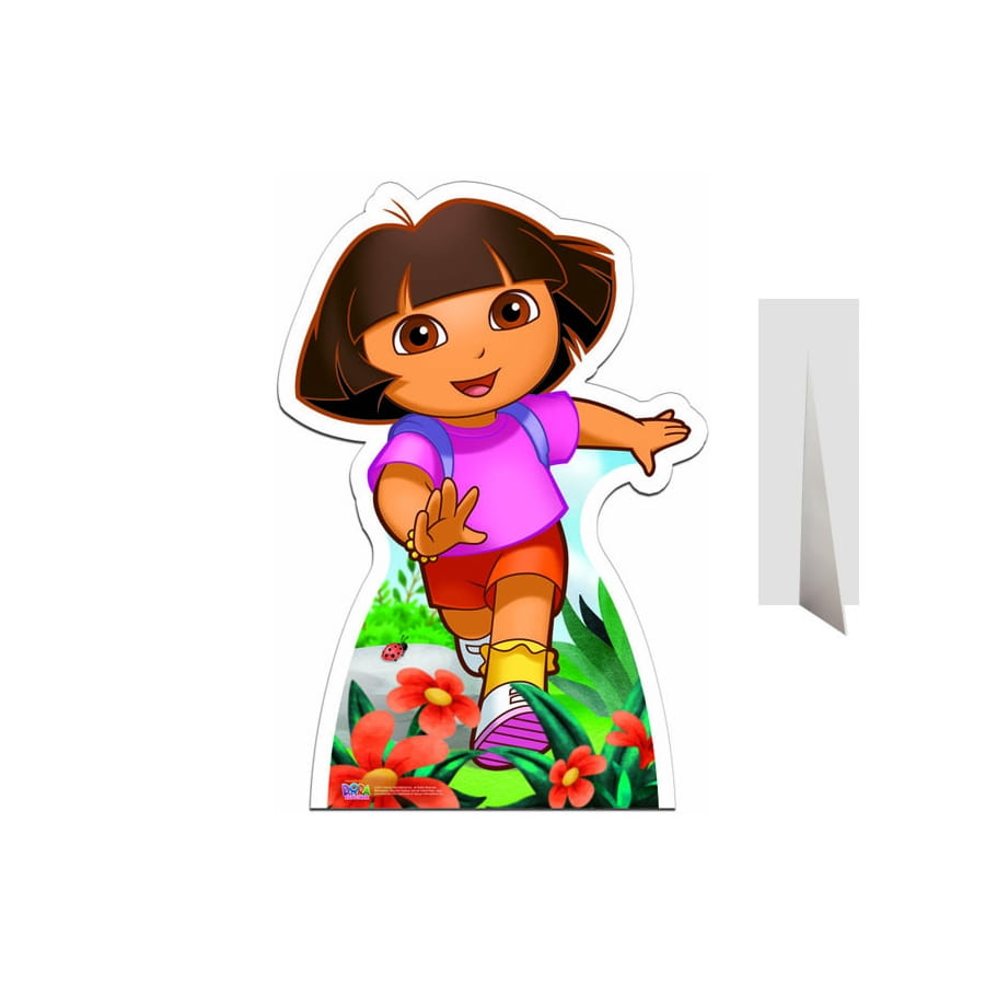 Silhouette de Dora l’exploratrice en carton plat