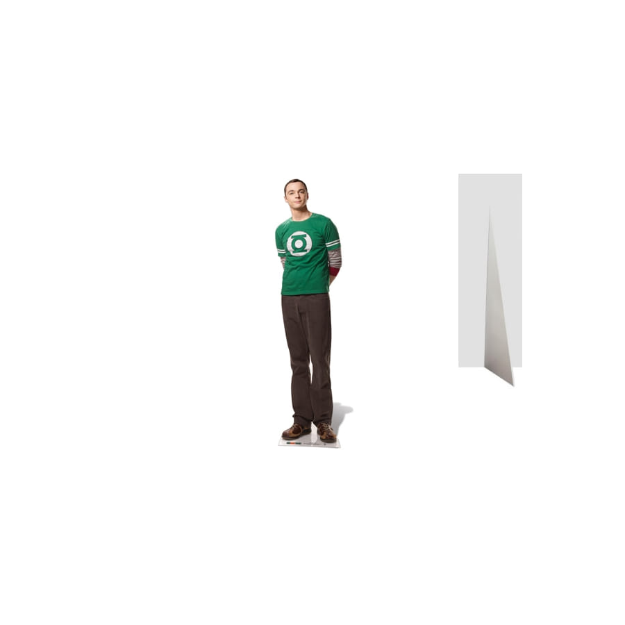 Silhouette de Sheldon Cooper en carton