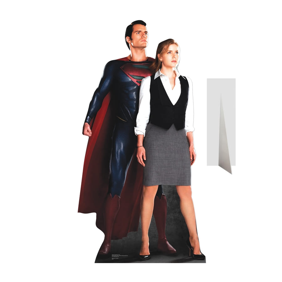 Silhouette de superman Lois et Lane, carton